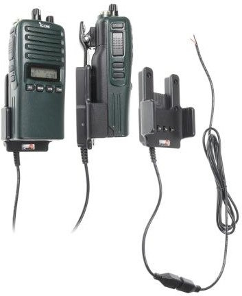 Uchwyt samochodowy do ICOM IC-F3161 do profesjonalnego montażu.