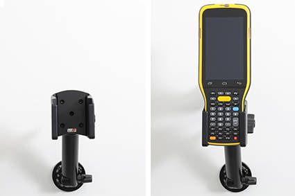 Uchwyt samochodowy do CipherLab RK95, perfekcyjnie dopasowany.