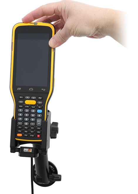 Uchwyt do CipherLab seria RK95 z wbudowaną ładowarką samochodową