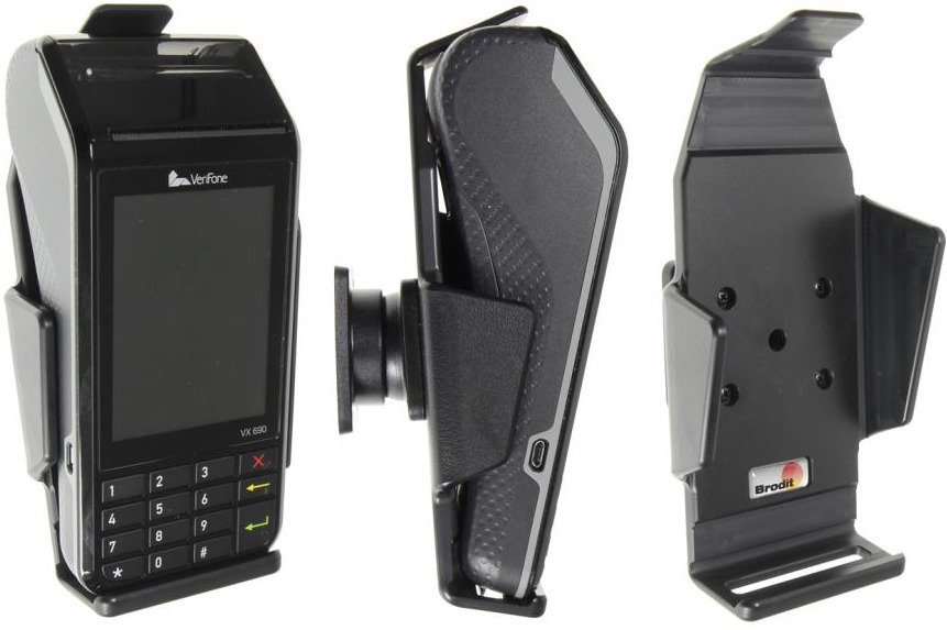 Uchwyt samochodowy do VeriFone VX 690, perfekcyjnie dopasowany.