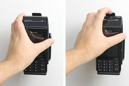 Uchwyt samochodowy do VeriFone VX 690, perfekcyjnie dopasowany.