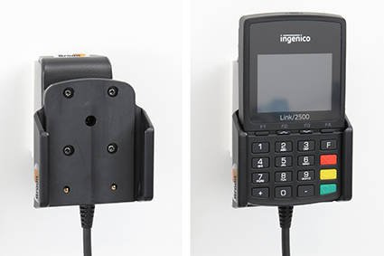 Uchwyt samochodowy do Ingenico 5000, perfekcyjnie dopasowany.