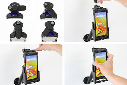 Uchwyt uniwersalny do Zebra TC 73, perfekcyjnie dopasowany.